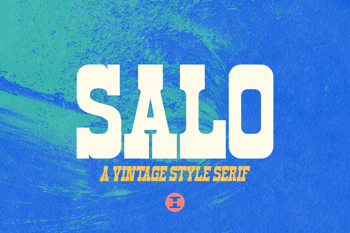 Salo - Display Font, a Serif Font by Tim Hankins Design