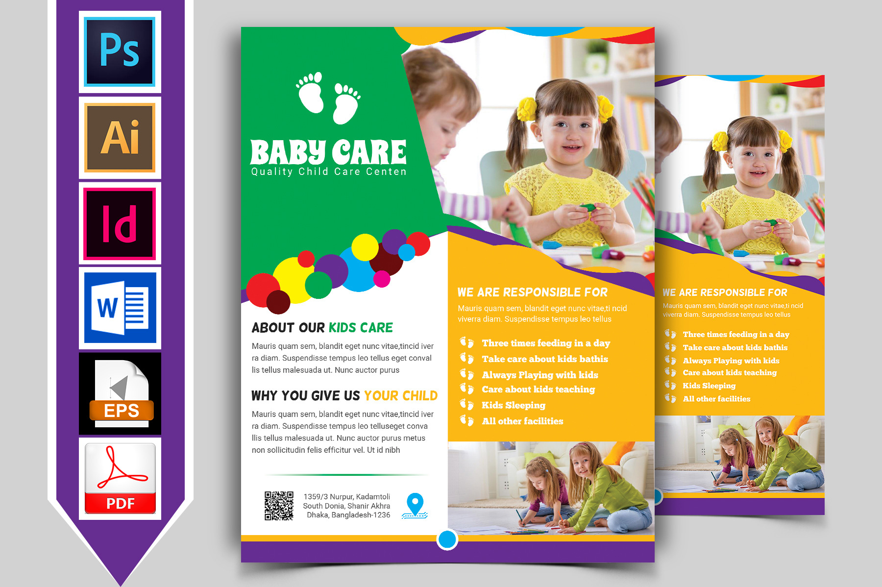 Baby Care Flyer Vol-03, a Flyer Template by Imagine Design Studio