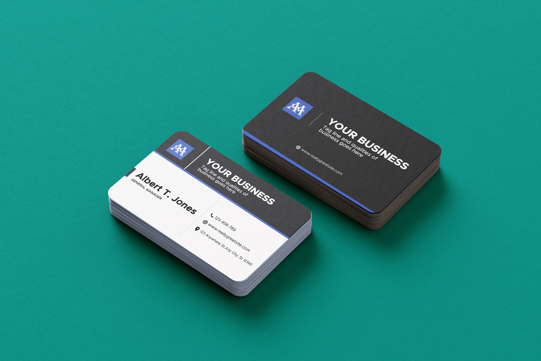 Clean Professional Business Card, a Business Card Template by Smart ...