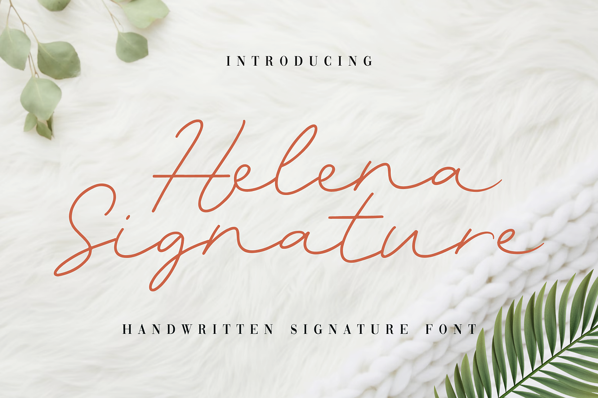 Helena Signature Business Font