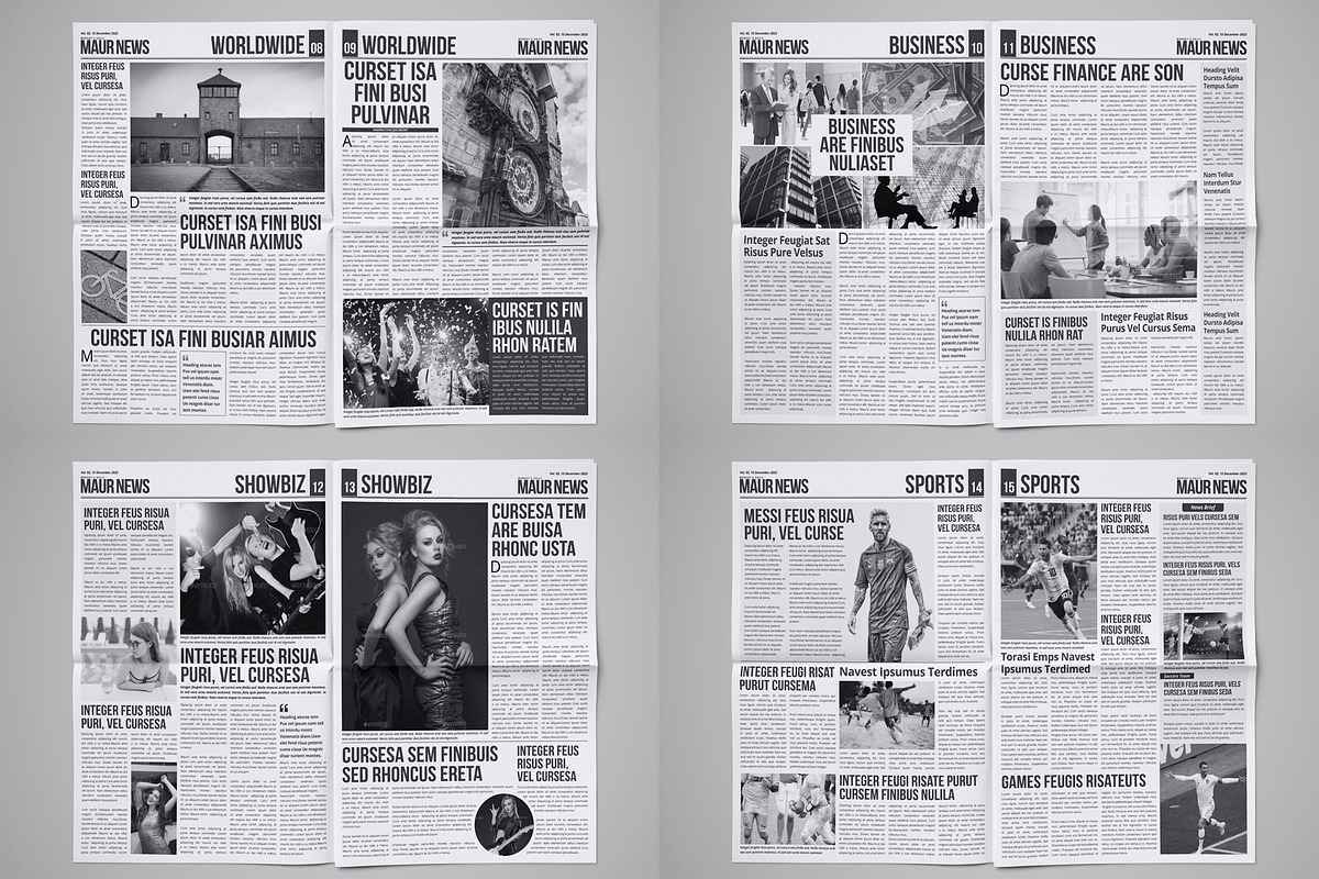 Newspaper Design Bundle