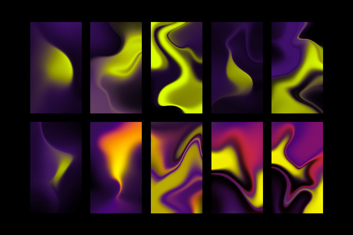 Fluid 50 Liquid Gradient Backgrounds | Creative Market