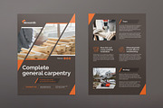 Carpenter Flyer, a Flyer Template by TemplatesNow!