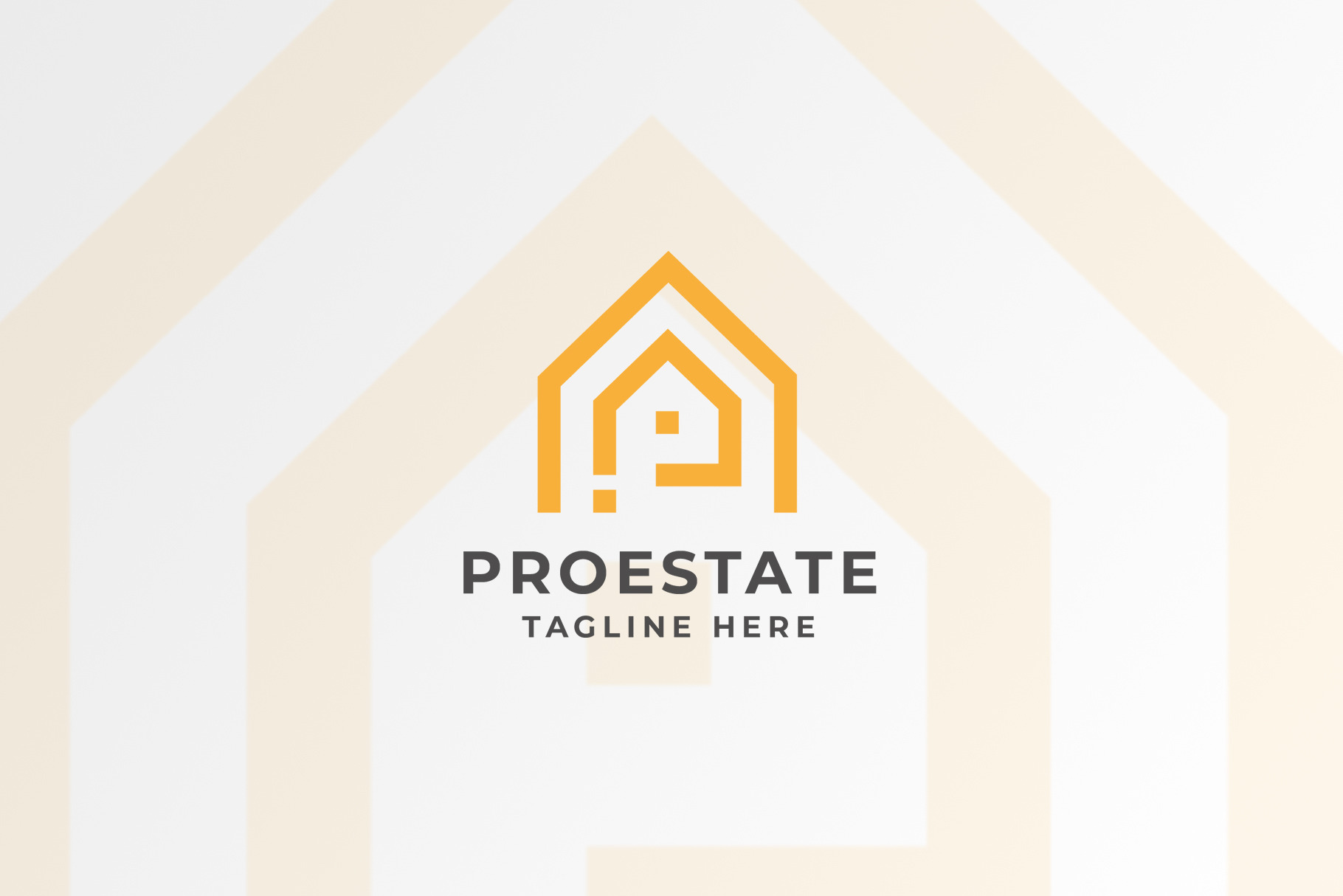 Professional Real Estate Letter P Lo, a Branding & Logo Template by ...