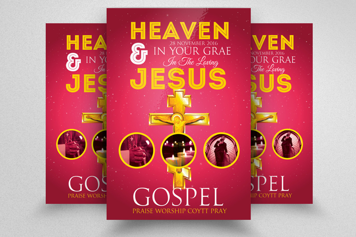 The Jesus Church Flyer, a Flyer Template by Business Flyers