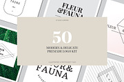 50 Modern Delicate Logos Brand Kit, a Branding & Logo Template by ...