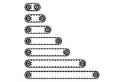 Conveyor Belt Line Set, an Object Graphic by in8finity