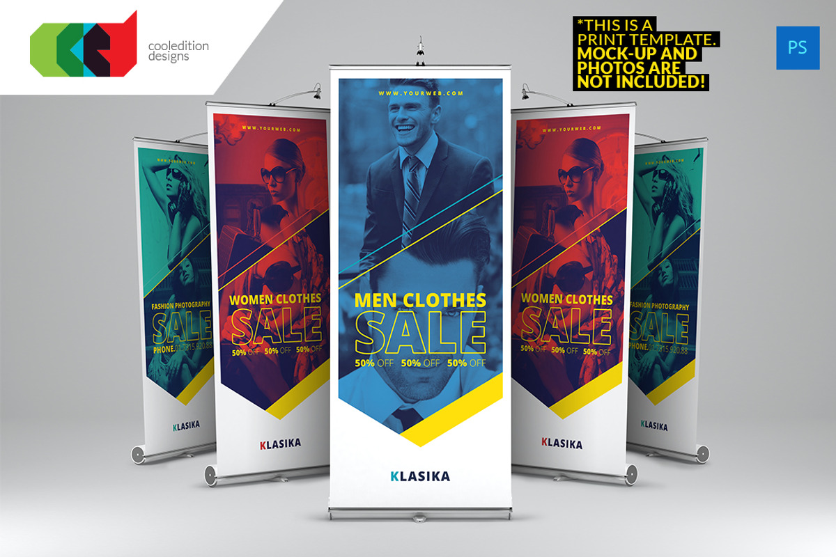 Multipurpose Roll-Up Banner 4, a Flyer Template by Cooledition