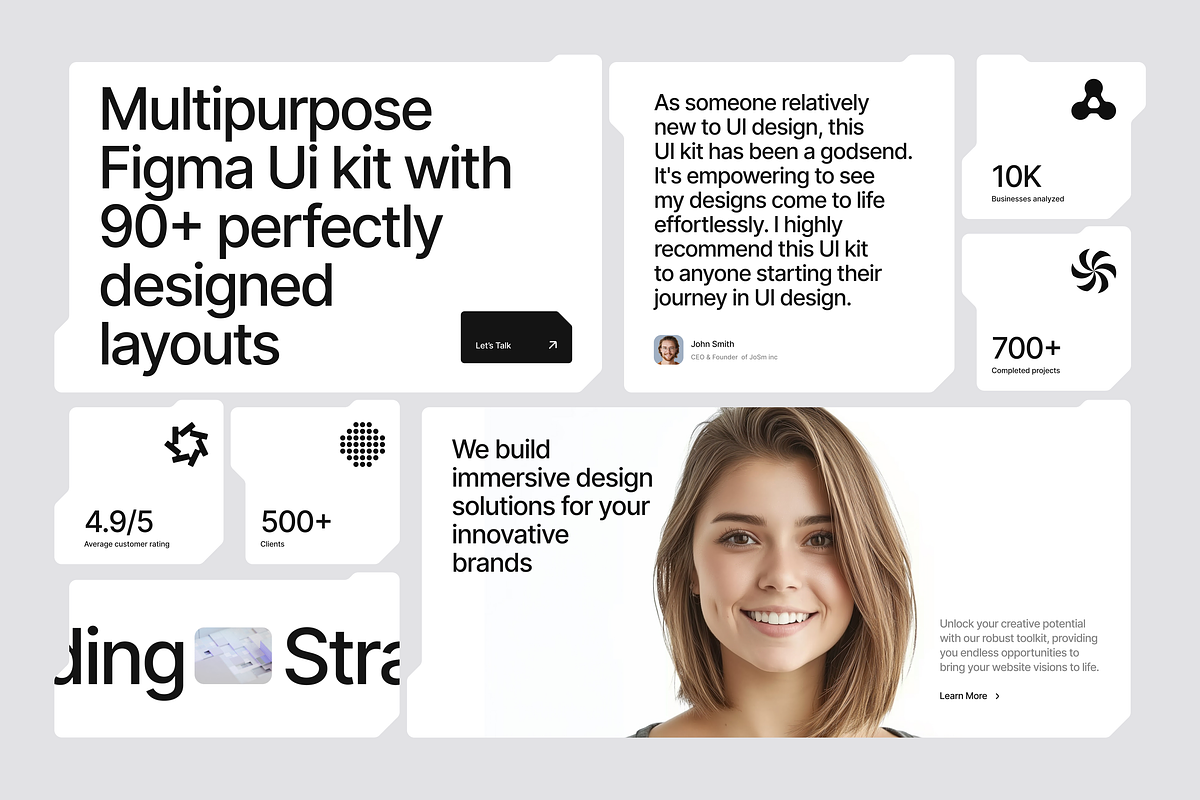 Dark—Labs / Futuristic Figma Ui Kit
