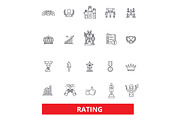 Ratings, assesment, classification, review, ranking, evaluation, list ...
