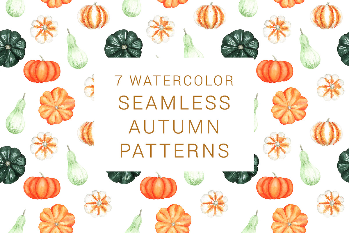 Watercolor autumn bundle, a Seasonal Illustration by LeriaArt watercolor