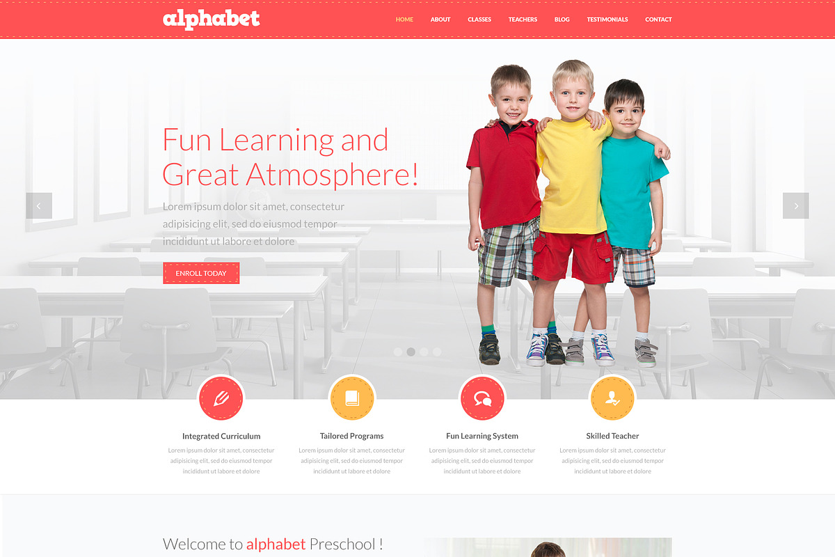 Alphabet - Education PSD Templates, a Websites & App Template by LogoLabs