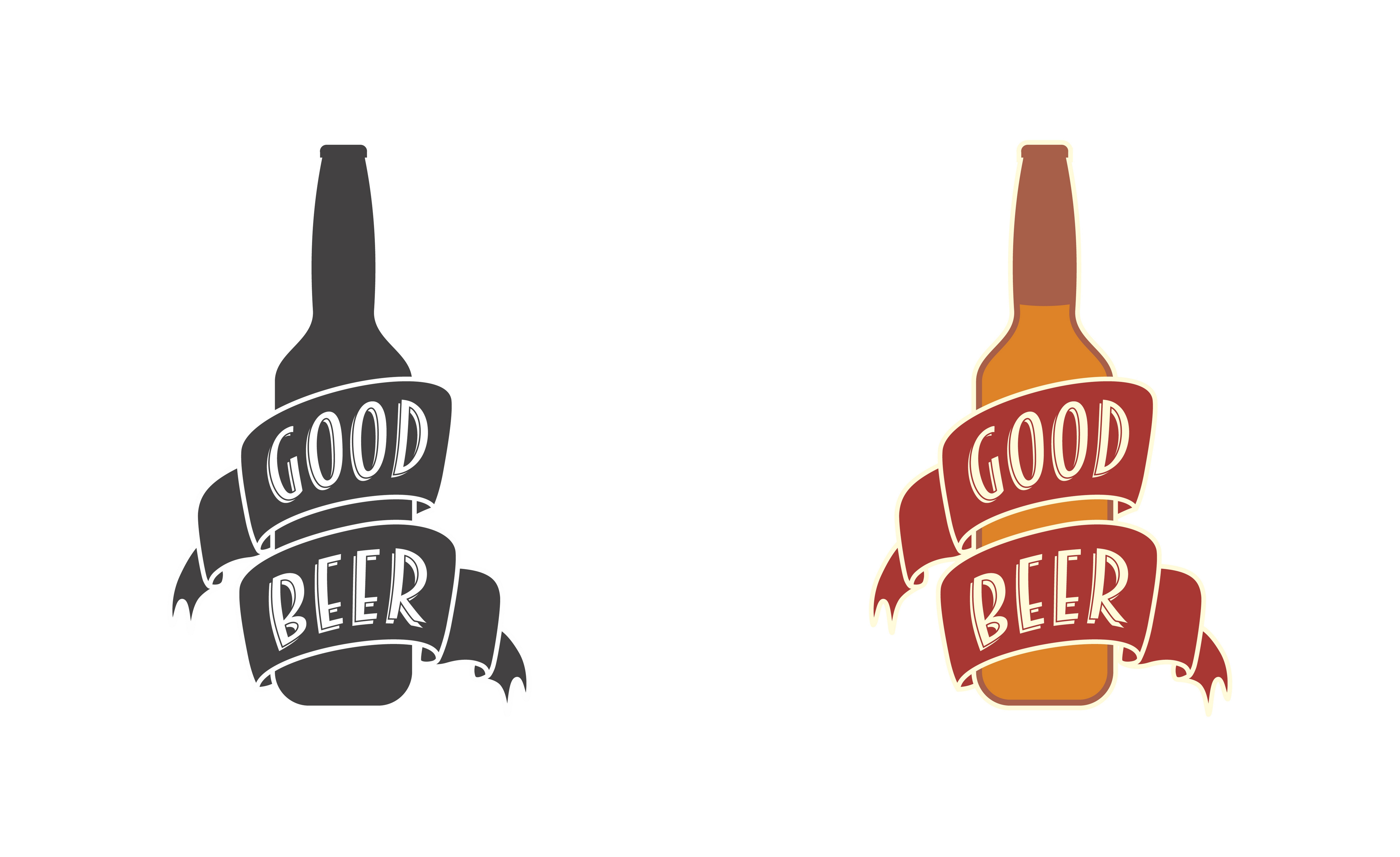 Good beer vector logo, a Branding & Logo Template by Woters little shop