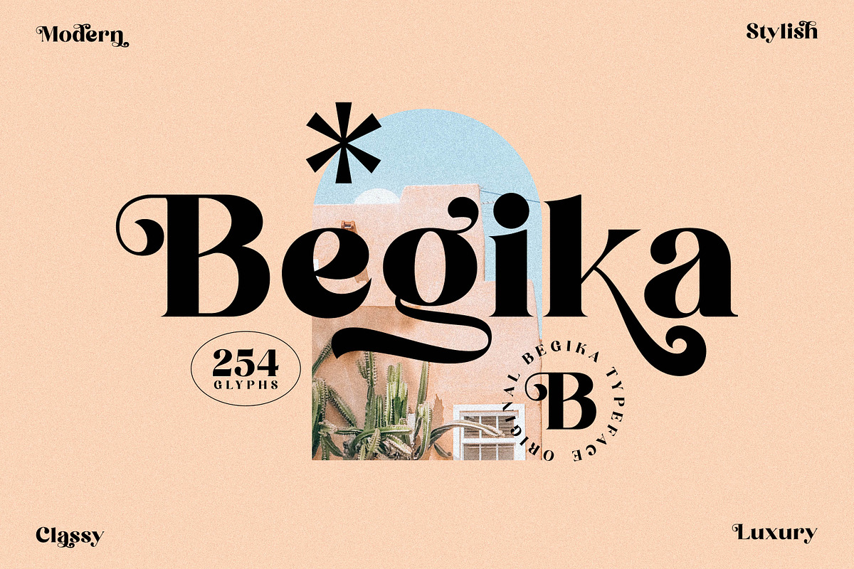 Begika Modern and Classy Serif Font, a Script Font by Storytype Studio