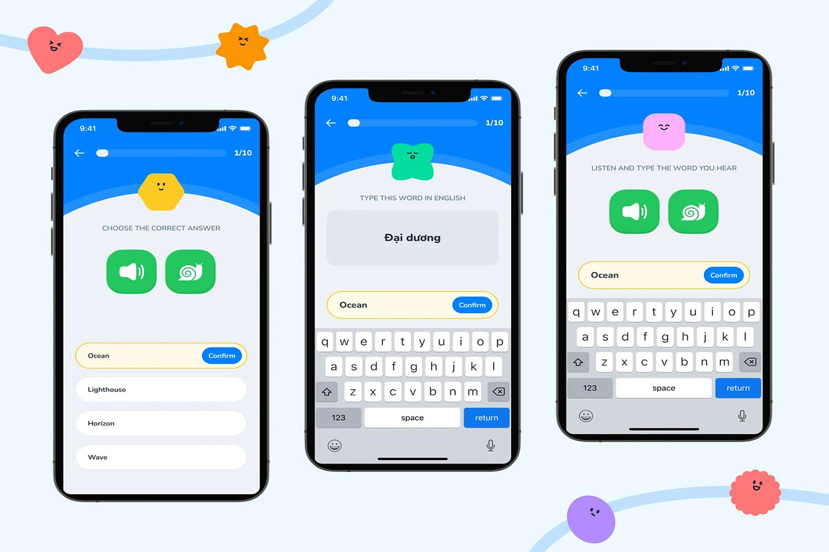 Wordino - Learning Language App UI Kit