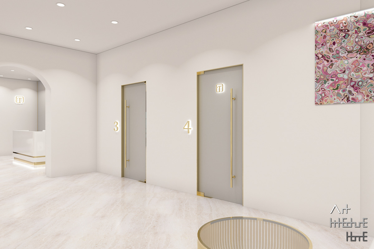Clinic Interior 3D Mockup skp, obj, an Architecture 3D Model by ...