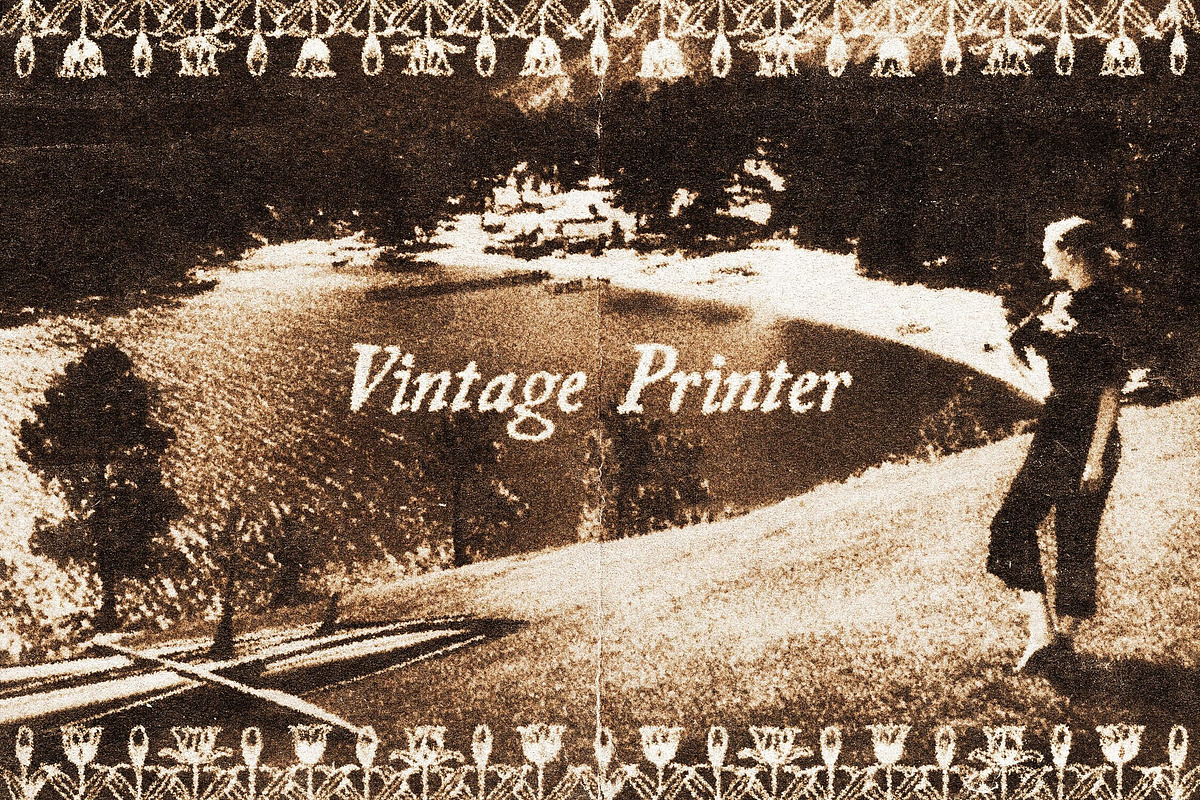 Vintage Photo Printer Effect, a Layer Style Add-On by Design Squad