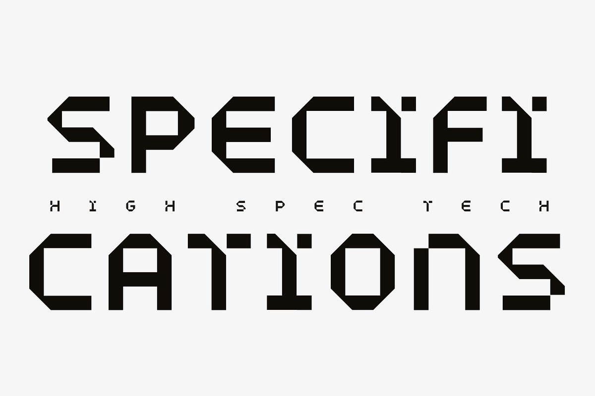 Tektype, a Font by Arkitype