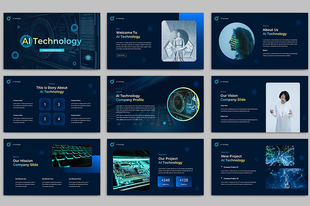 Ai Technology Presentation Template