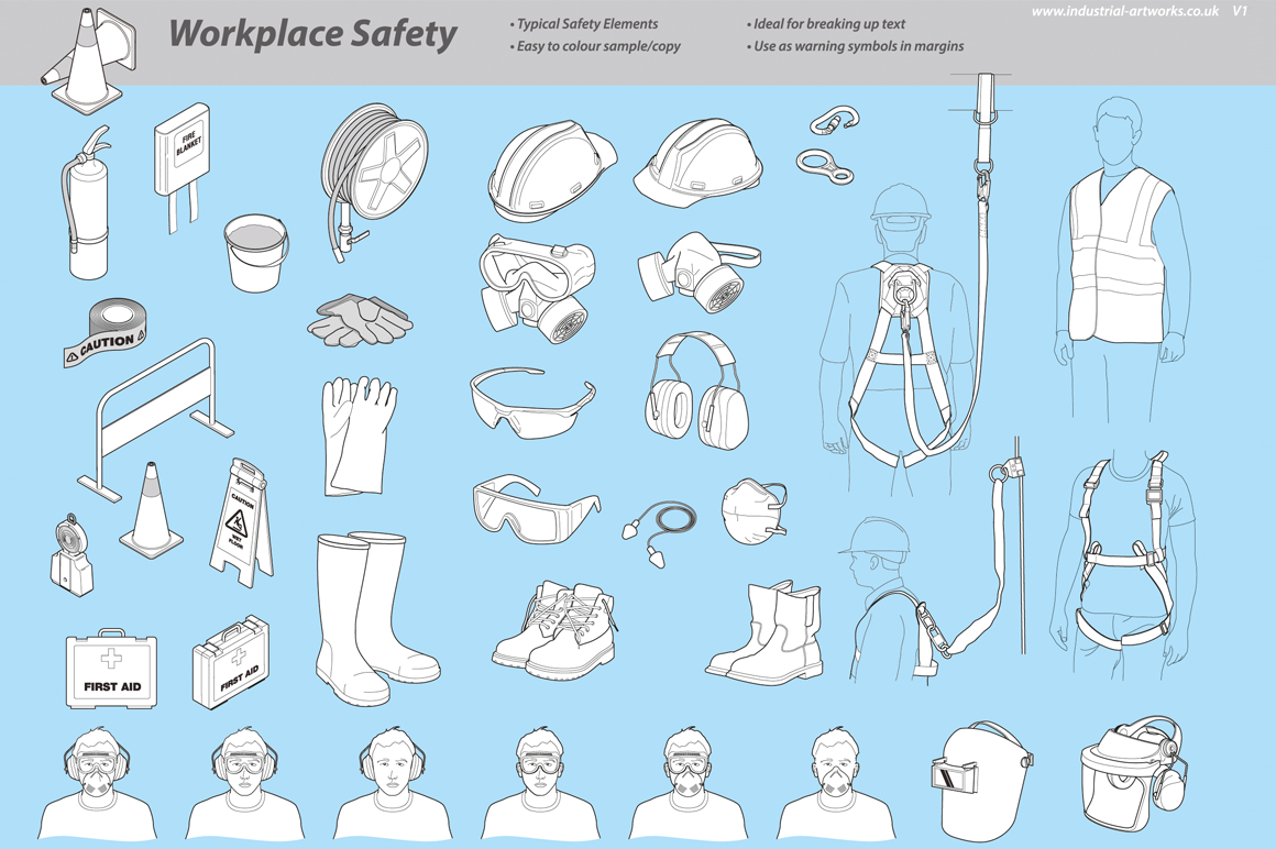 Workplace Safety, an Illustration by Industrial Artworks