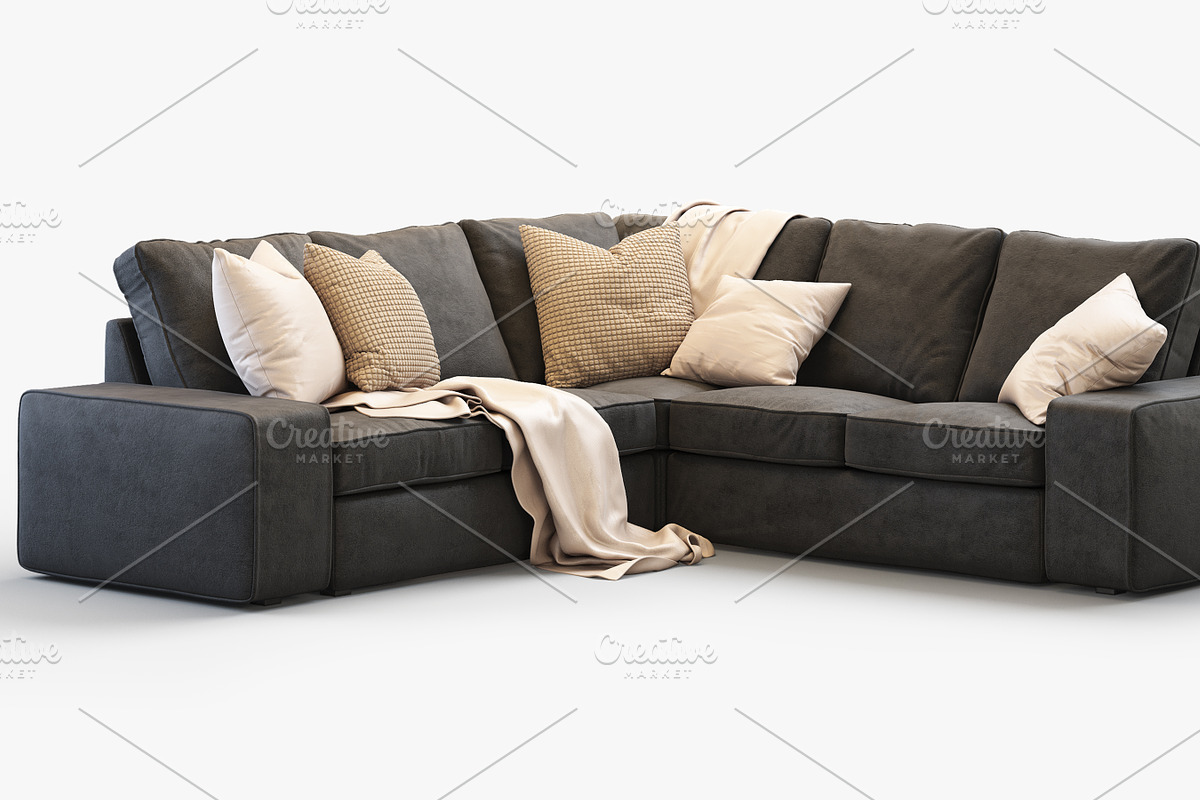 Corner sofa 3d model, a Furniture 3D Model by 3dmitruk