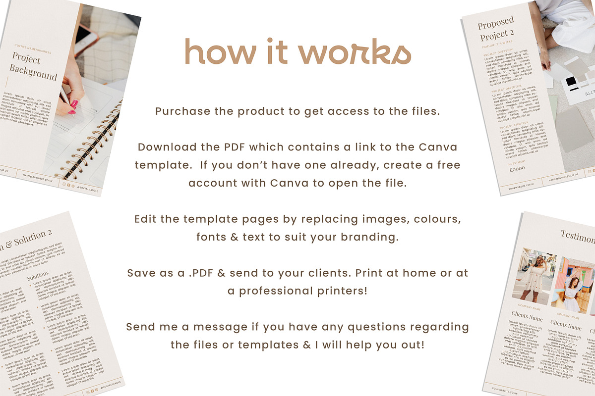 Project Proposal Canva Template, a Templates & Theme by Templatez.Co ...