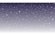 Realistic winter snowfall effect | Background Graphics ~ Creative Market