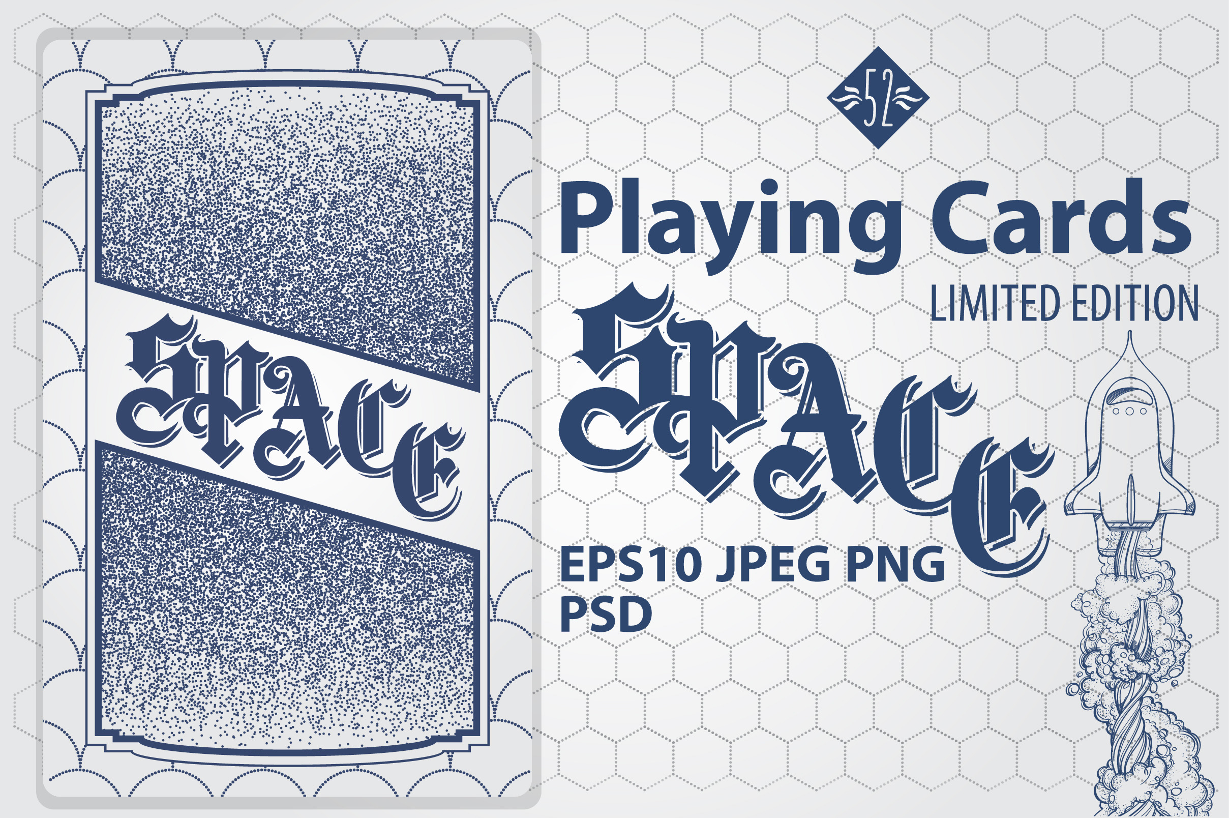 Playing cards. Space., an Illustration by It's Time to Designs