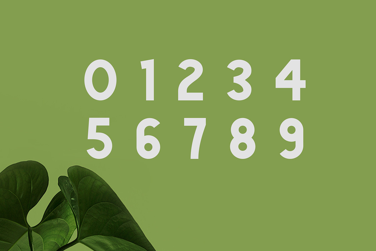 Green | Natural Cute Font, a Sans Serif Font by Graphicfresh