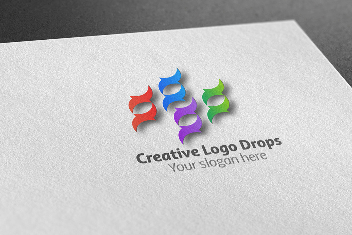 Creative Drops Logo, a Branding & Logo Template by BdThemes