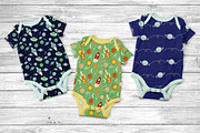 Boy Seamless Patterns Vector Set, a Pattern Graphic by LarysaZabrotskaya