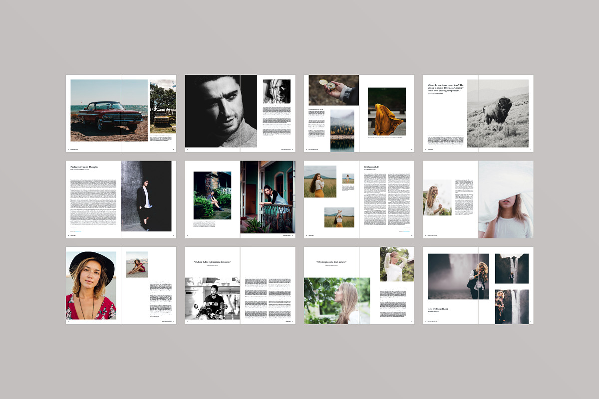 Magazine Duo Pack | InDesign Templates