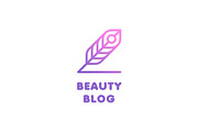 Beauty Blog Logo, a Branding & Logo Template by Last Spark | Creative ...