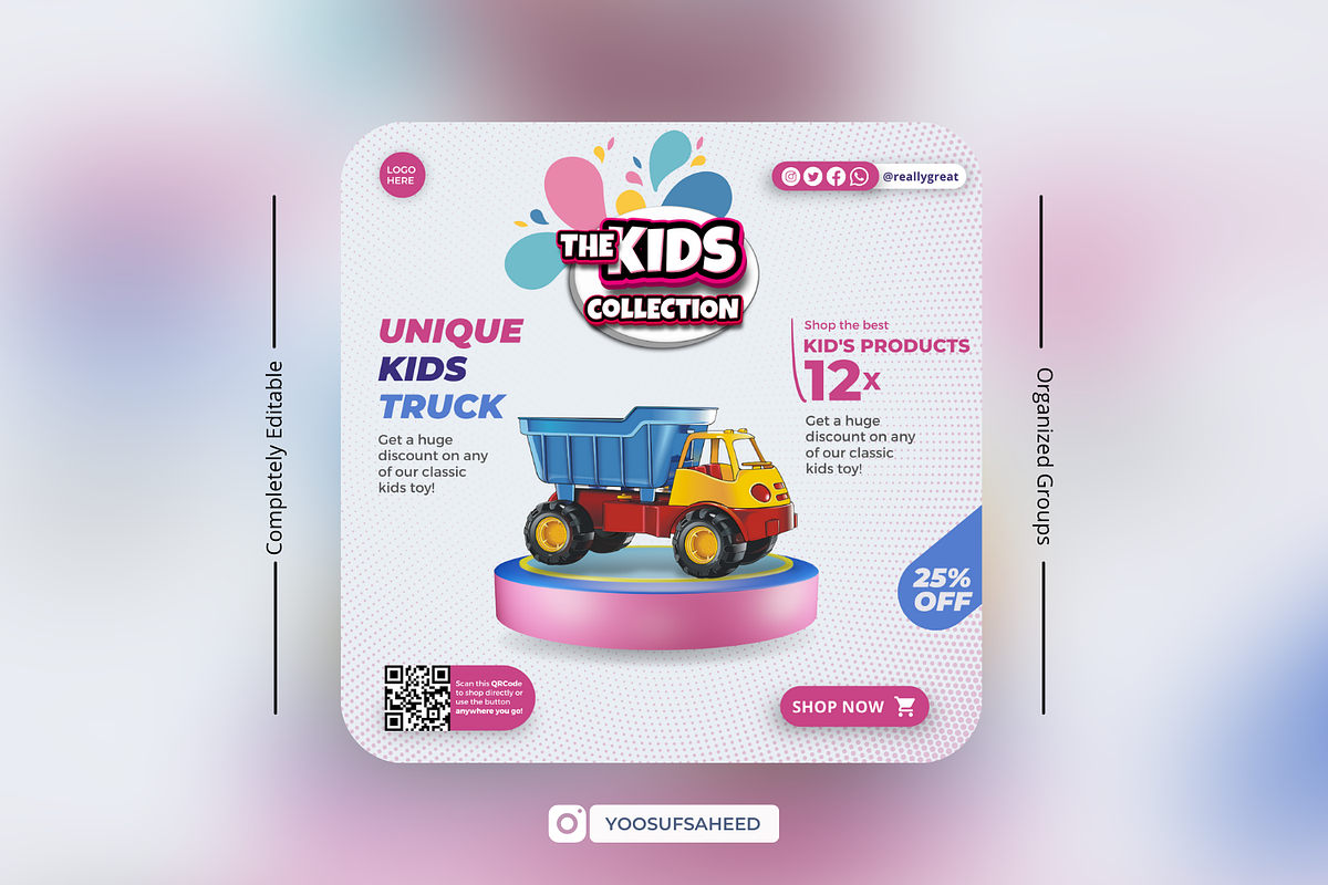 Kids, Children Canva Design Templates