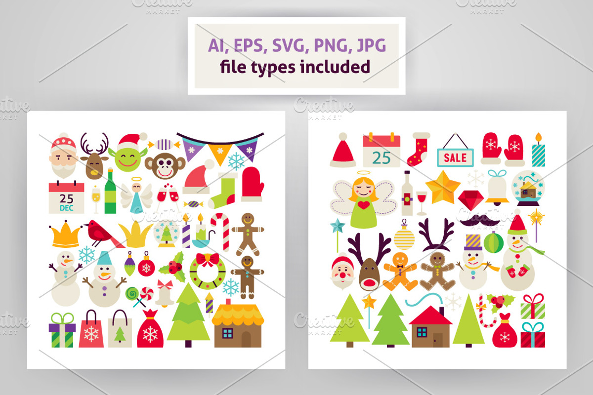 Christmas & New Year Infographics, an Illustration by Anna_leni ...