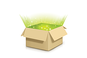 Box with something inside., an Object Illustration by Davooda