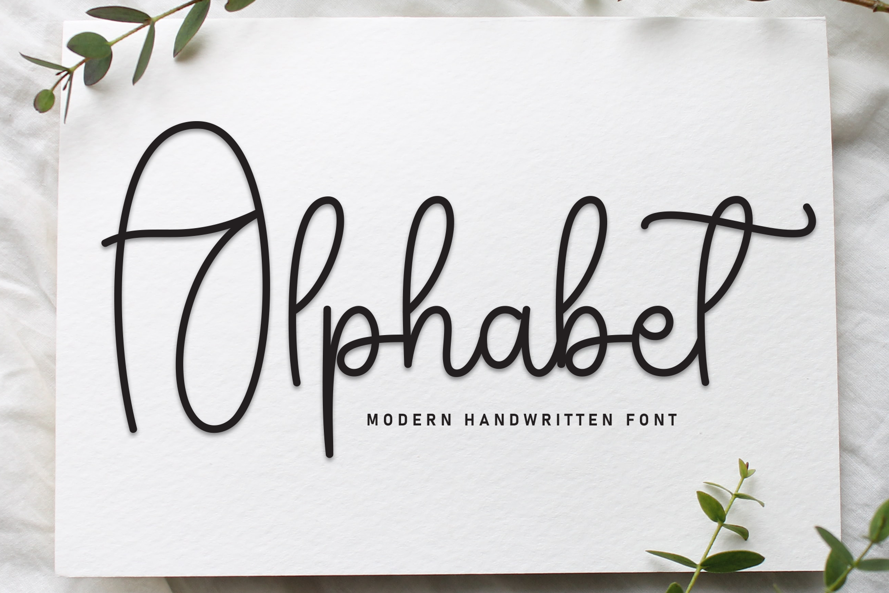 Alphabet | Script Font, a Handwritten Font by Scratchones