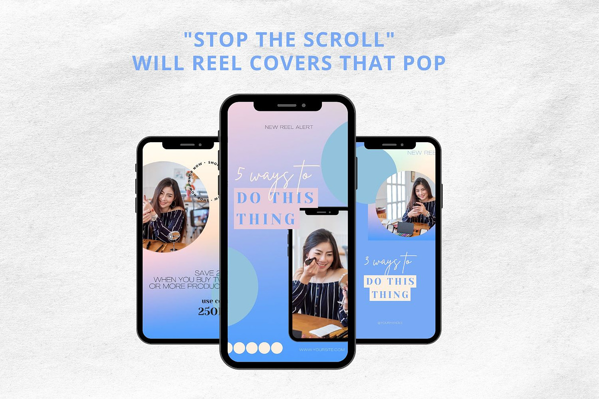 15 Color Pop Instagram Reel Covers, a Social Media Template by Joy ...