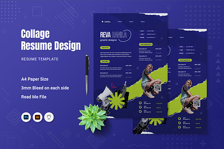 Resume/CV - Jamie, a Resume Template by bilmaw creative