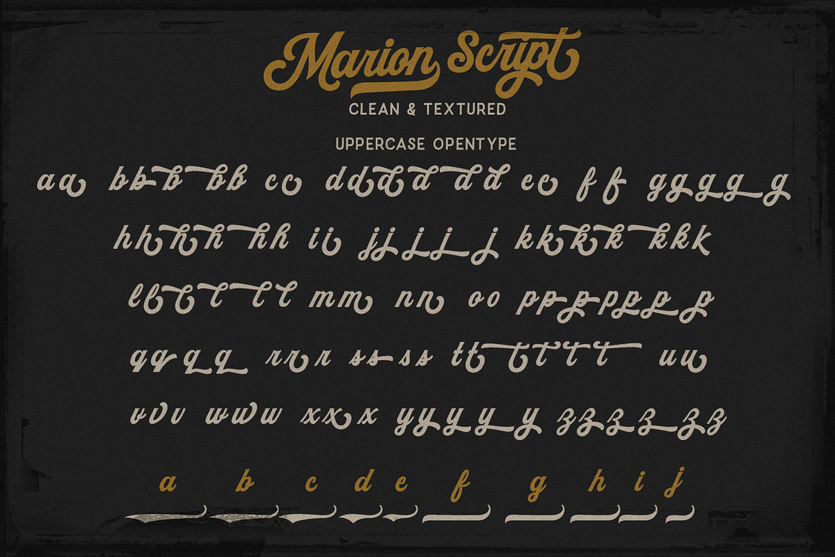 Marion 5 Font, a Script Font by Secondivison Supply