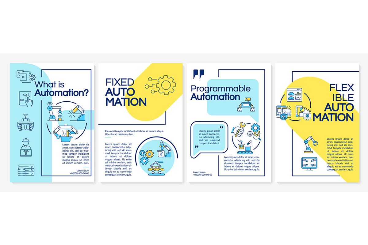 Automation types brochure template, a Brochure Template by bsd studio ...