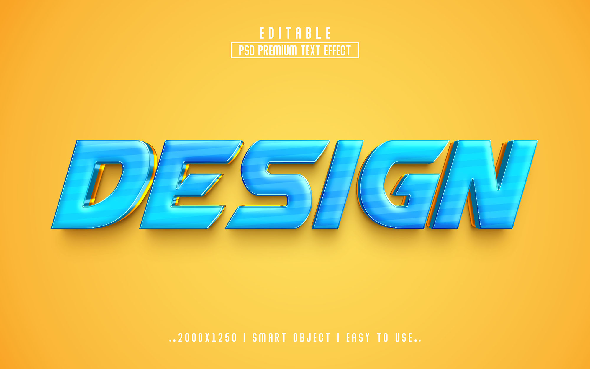 Design 3D Editable Text Effect style, an Action Add-On by Md Jahidul99 ...