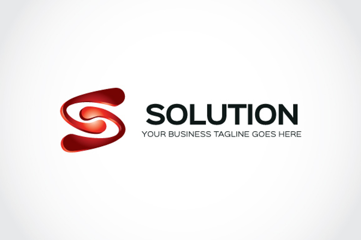 Solution Logo Template, a Branding & Logo Template by The Branding Fusion