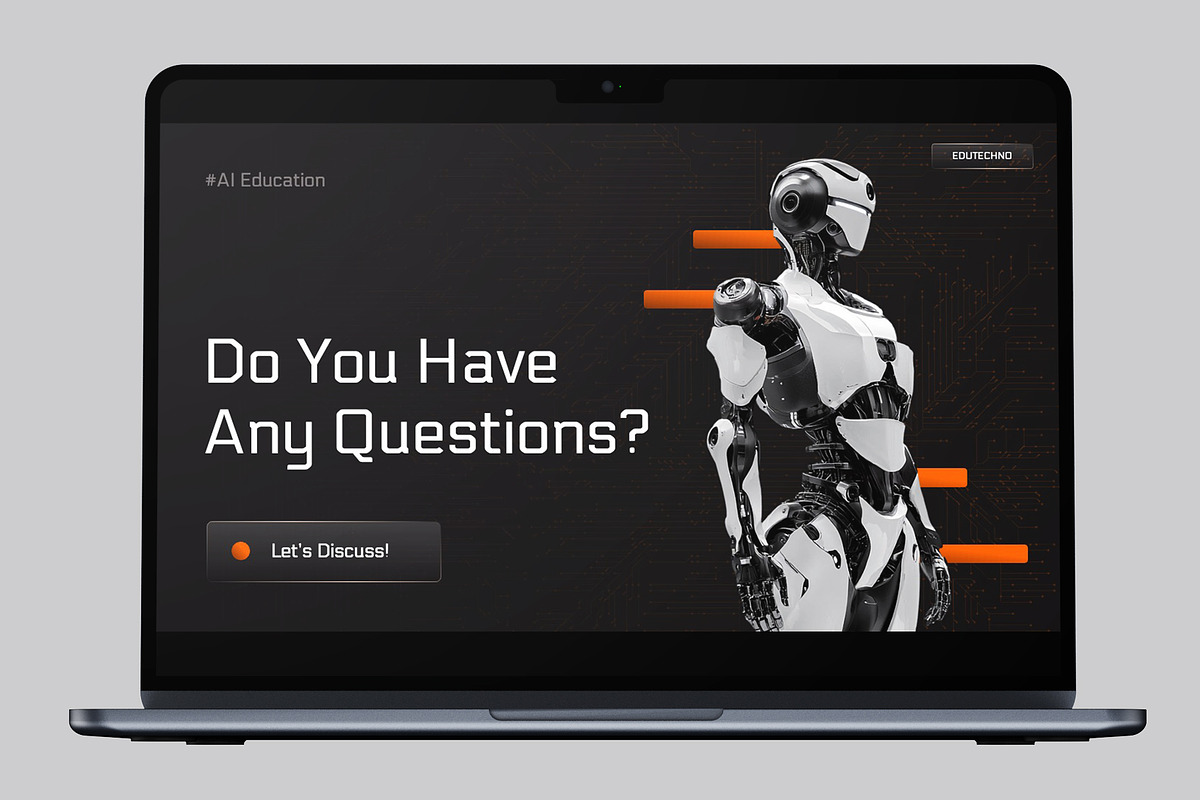 AI Education Google Slides, a Presentation Template by rgbryand