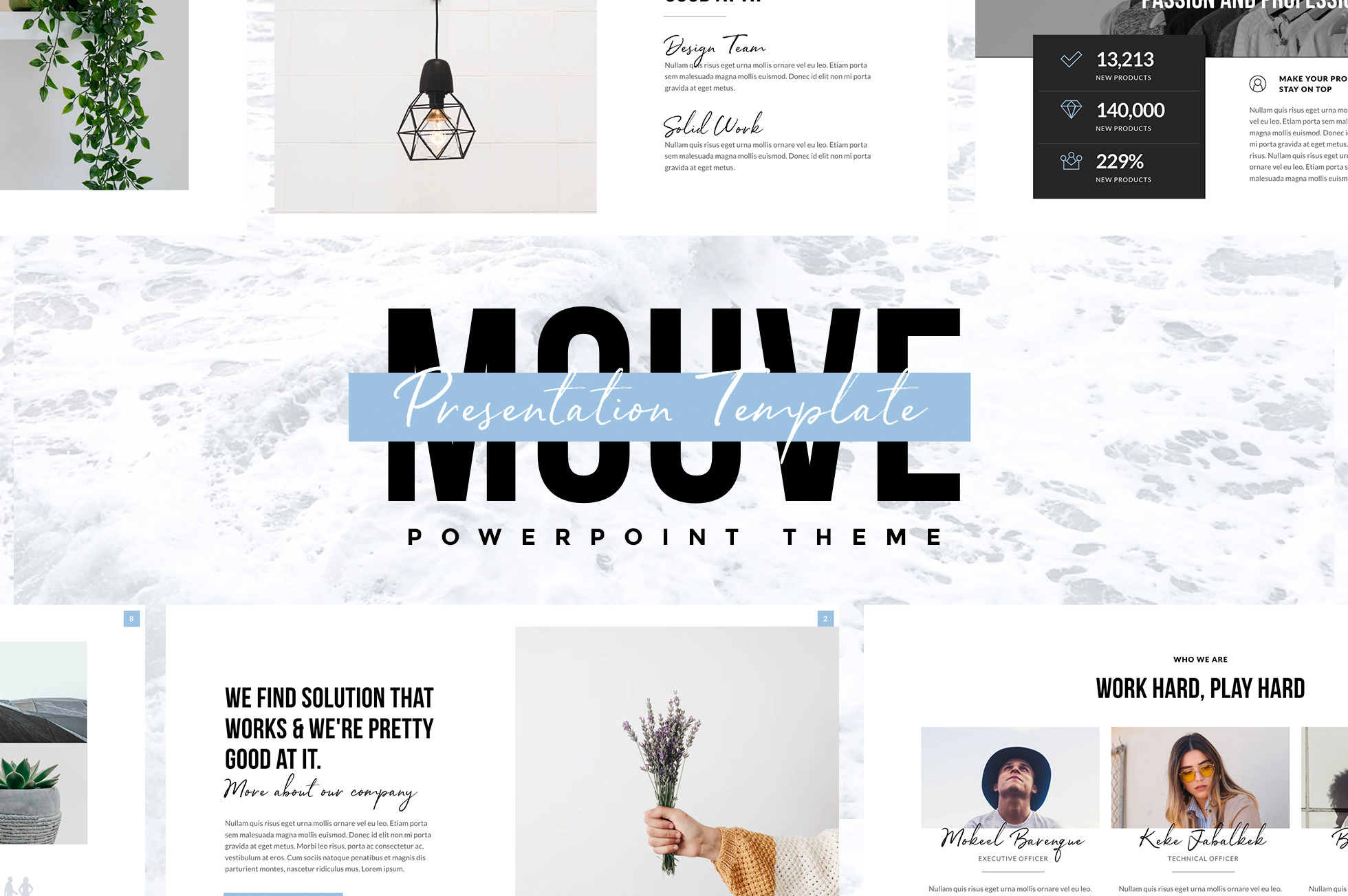MOUVE - Elegant Powerpoint Template, a Presentation Template by ...
