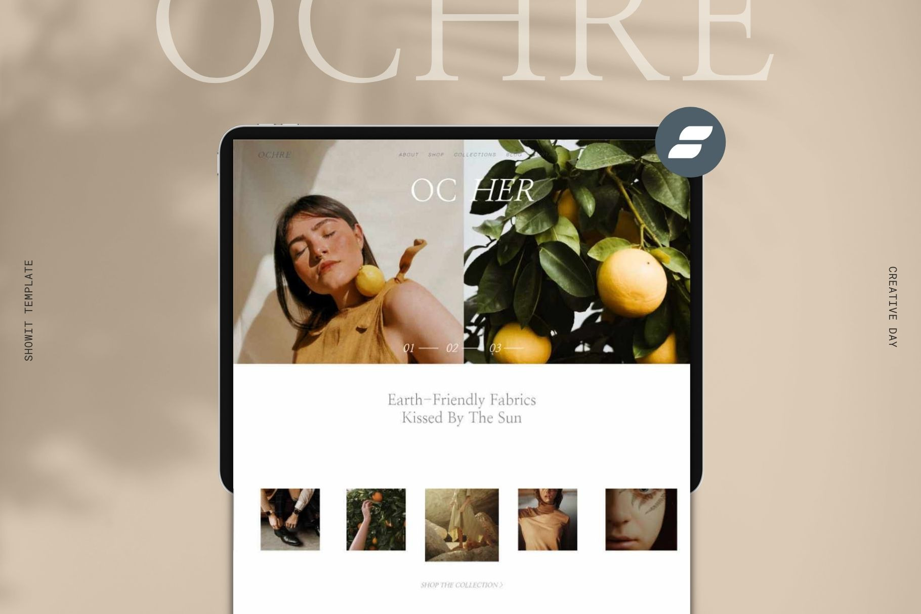 Ochre Showit Website Template, a Templates & Theme by Creative Day