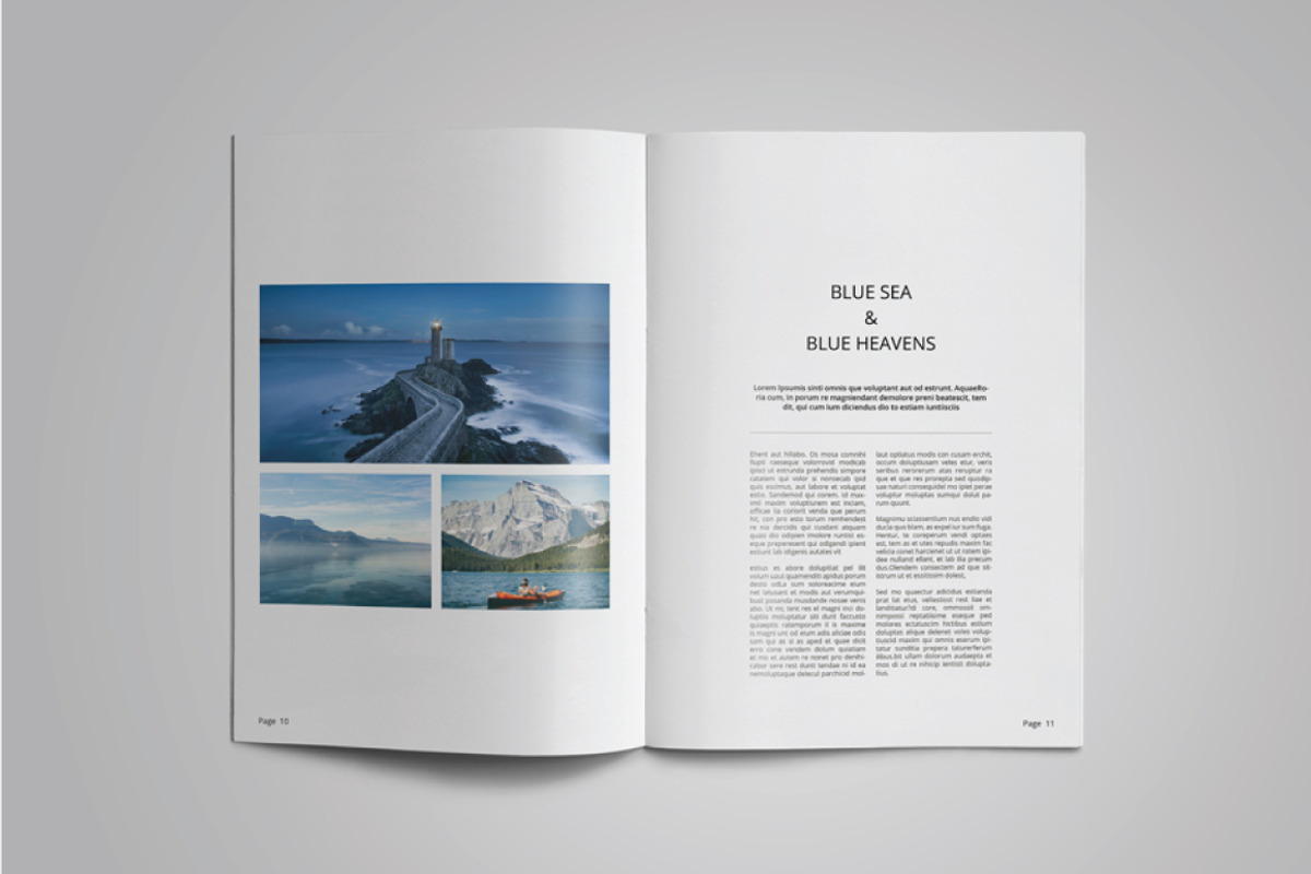 A5 Magazine Template, a Magazine Template by Alhaytar