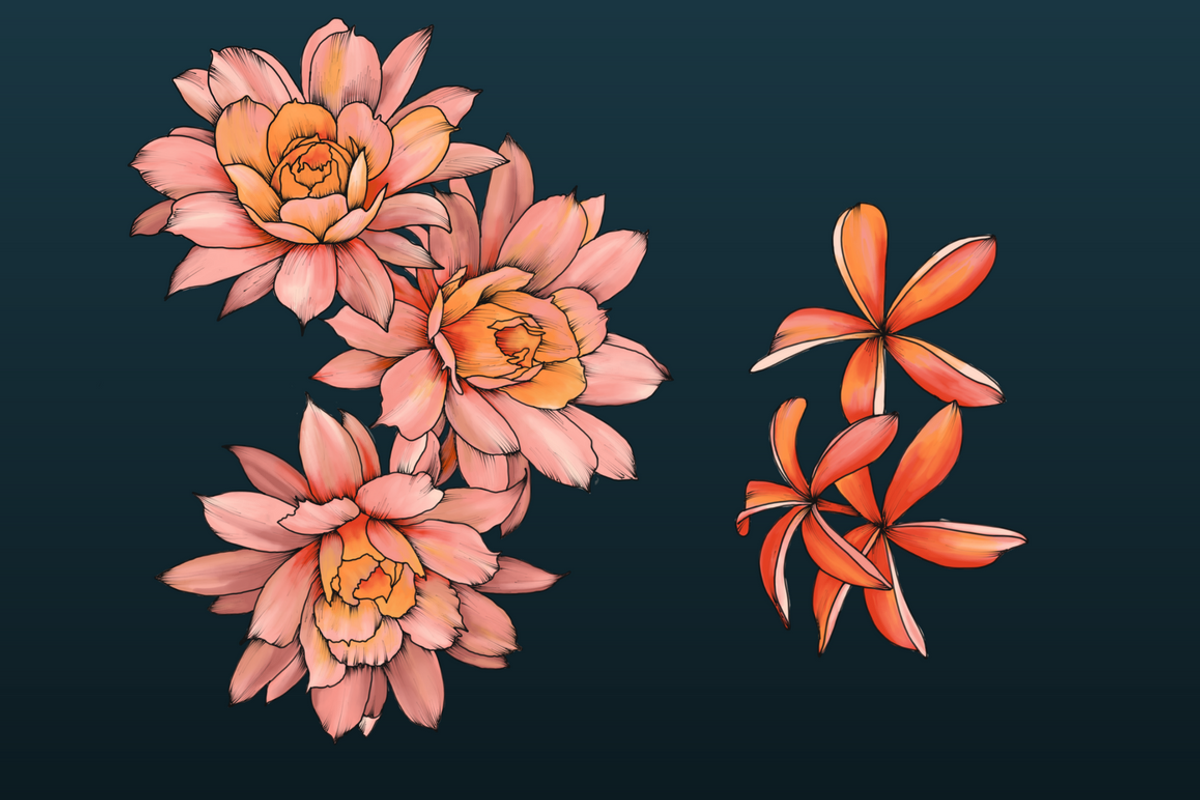 Floral Party, an Object Graphic by VictoriaKStudio
