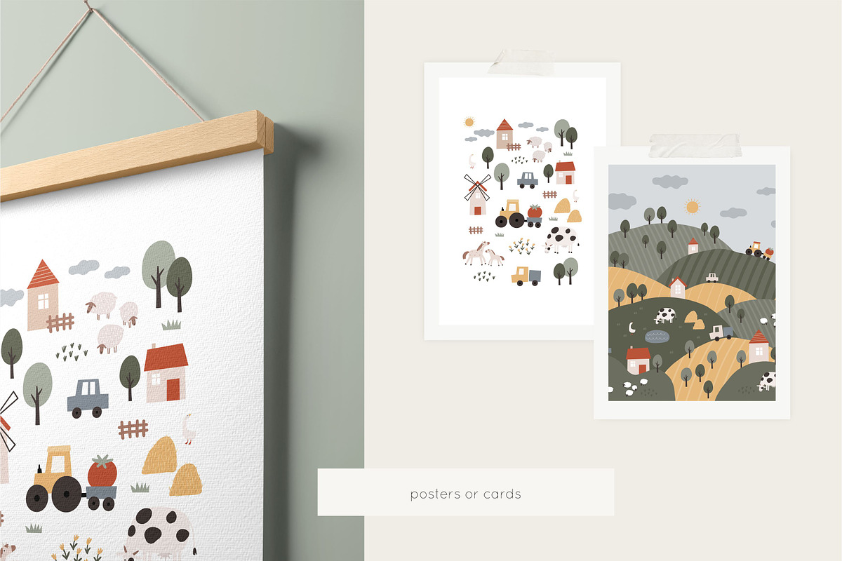 Happy Farm - cute boho animals