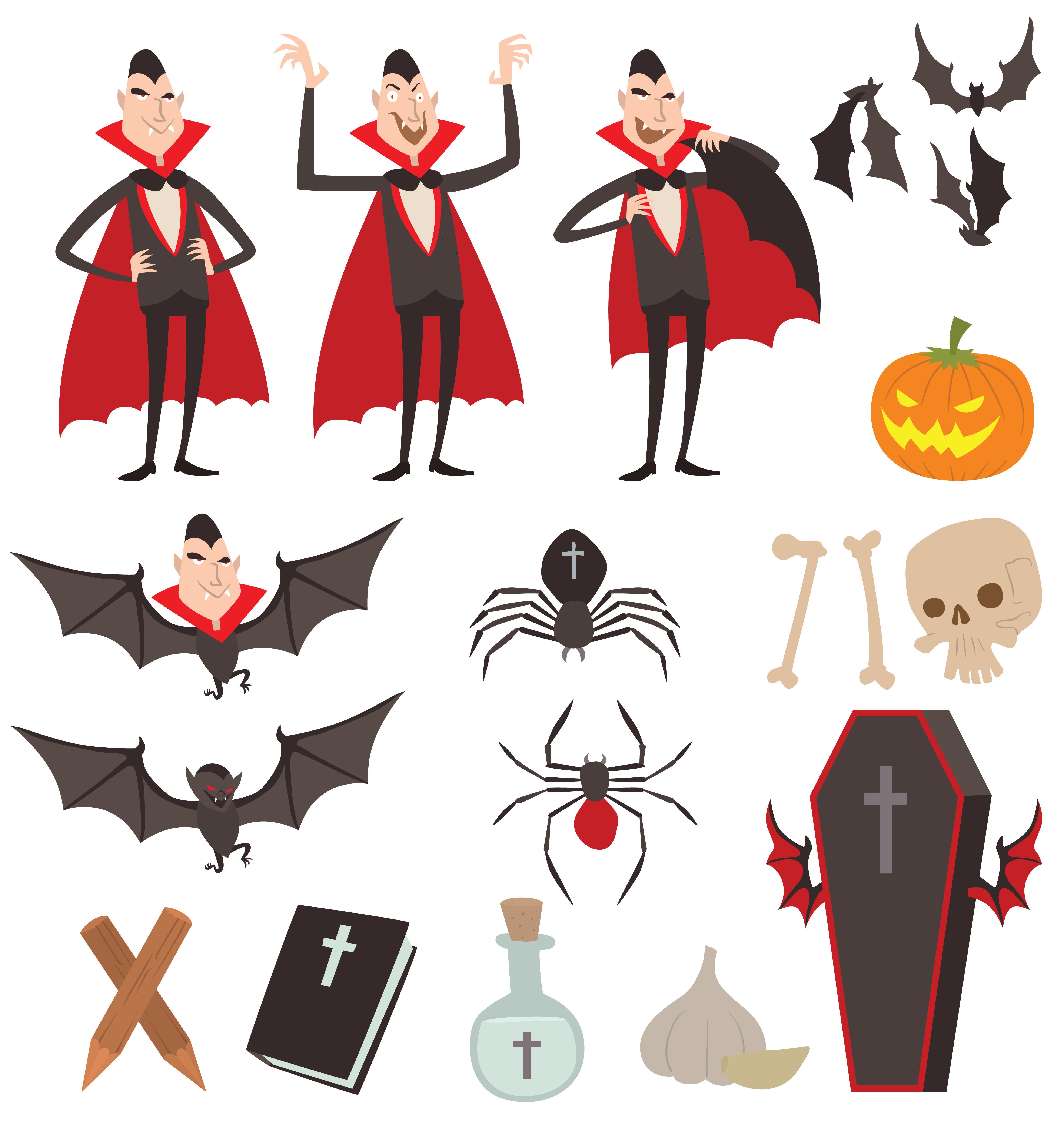 Dracula vector symbols icons | Illustrations ~ Creative Market